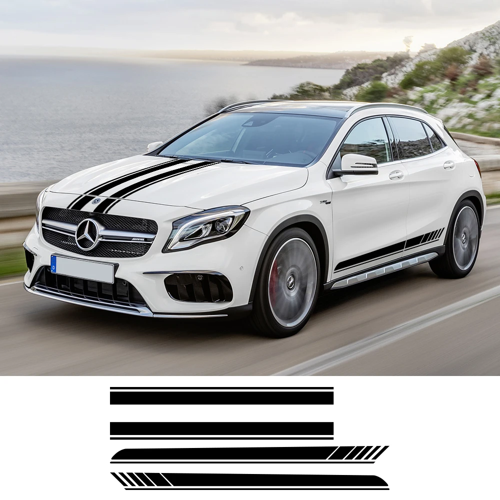 Car-Side-Stickers-For-Mercedes-Benz-GLA-GLA45-GLA180-GLA200-GLA220 ...