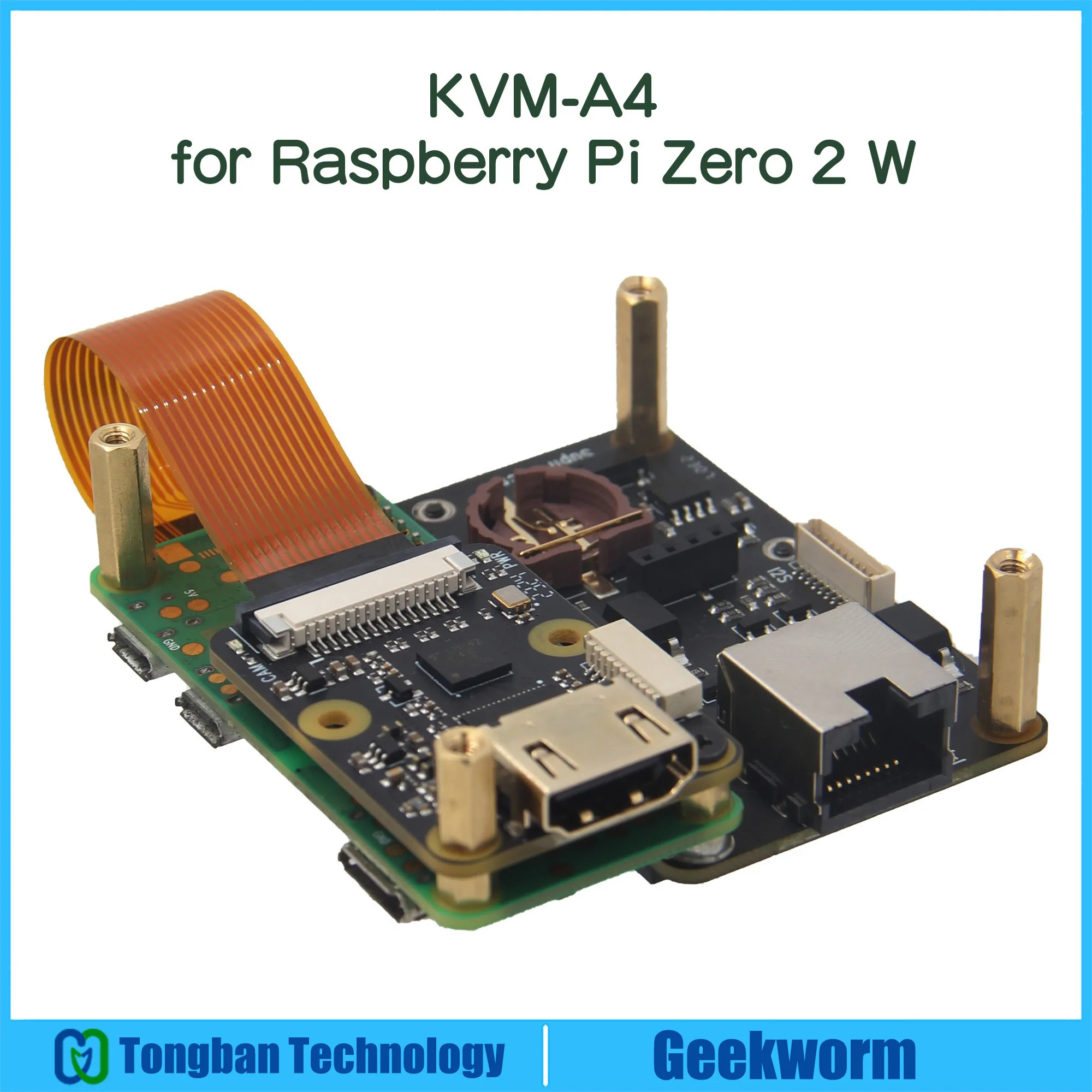 Geekworm Kvm A4 V2 0 Compatible With Raspberry Pi Kvm Over Ip Solutions