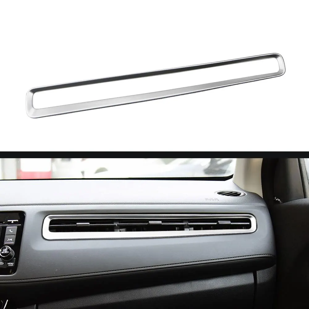ABS Chrome Car Co-pilot Air Conditioning AC Vent Frame Cover Sticker ...