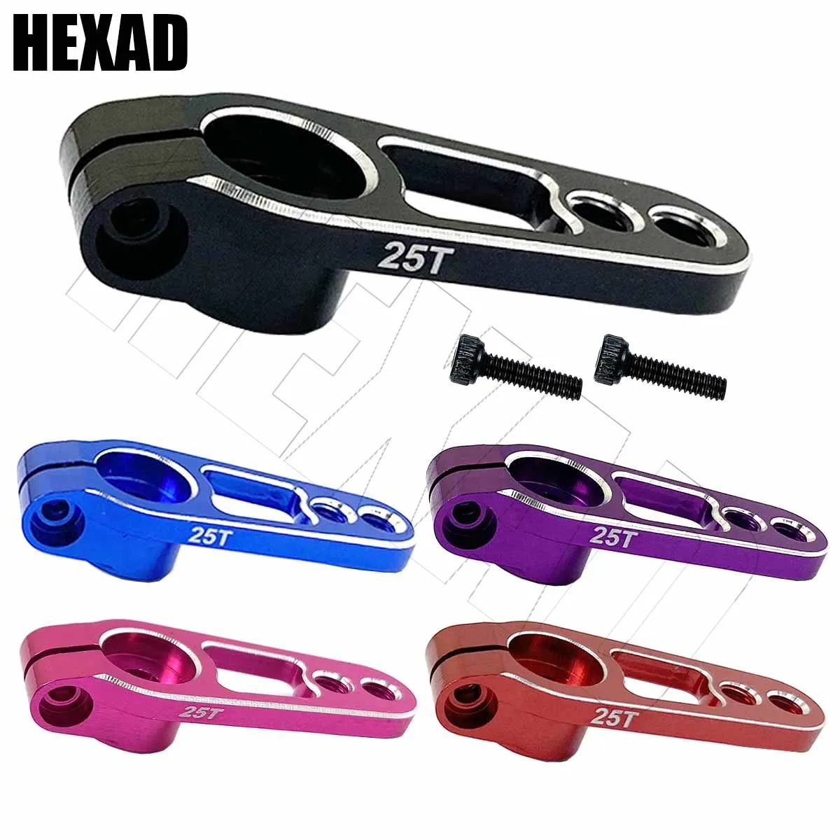 1pcs Aluminum M3 25t Servo Horn Arm 25 Teeth Spline Clamp Steering For ...