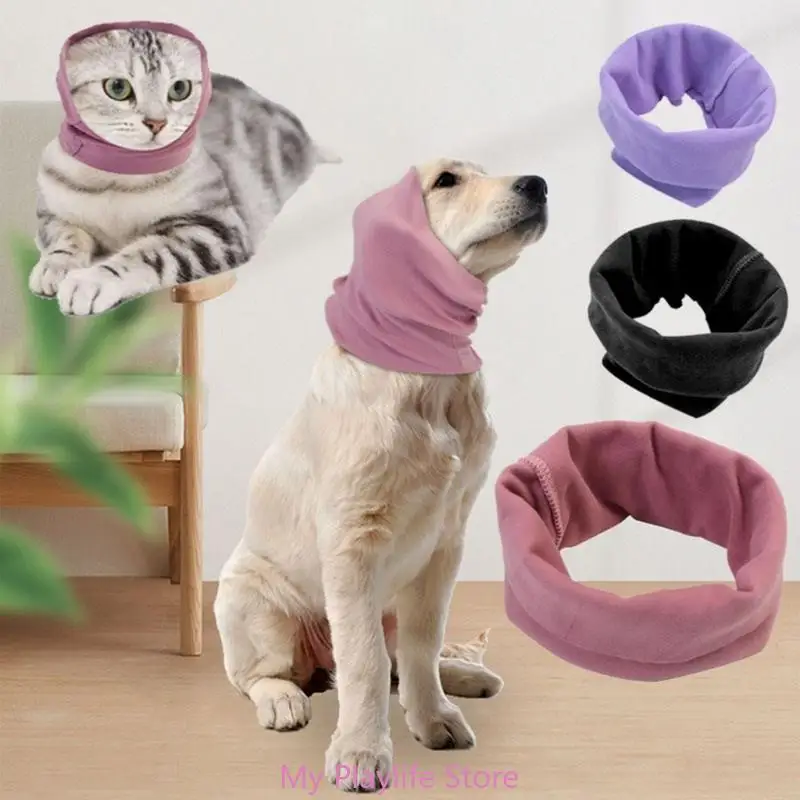 Dog Grooming Ear Wrap Soft Noise-proof Earmuffs Pet Ear Cover Noise ...