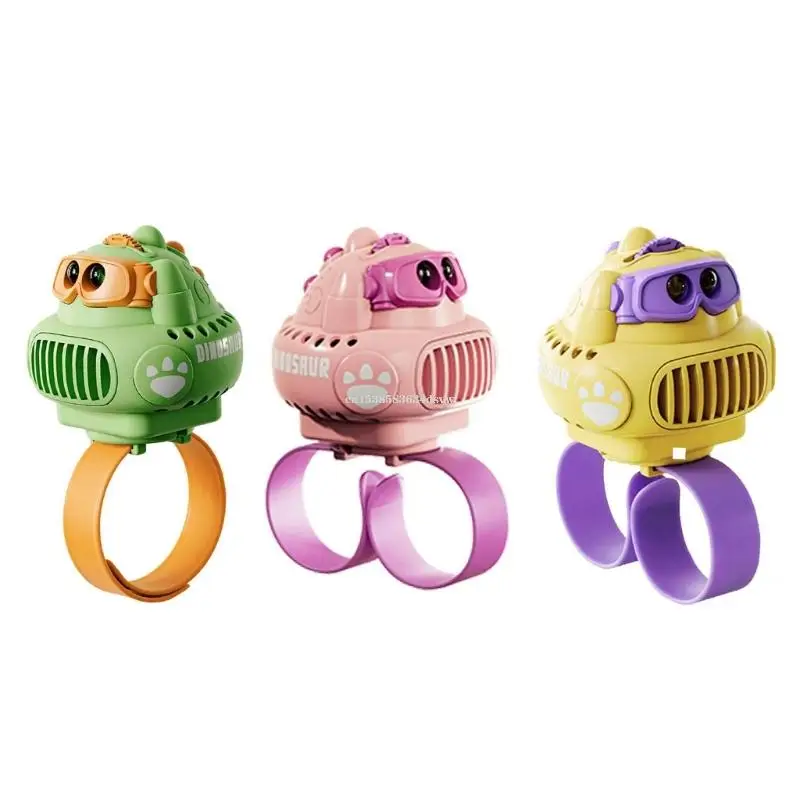 Wrist-Fan-Silicone-Pat-Circle-Strap-Dinosaur-Projection-USB-Fans-for ...