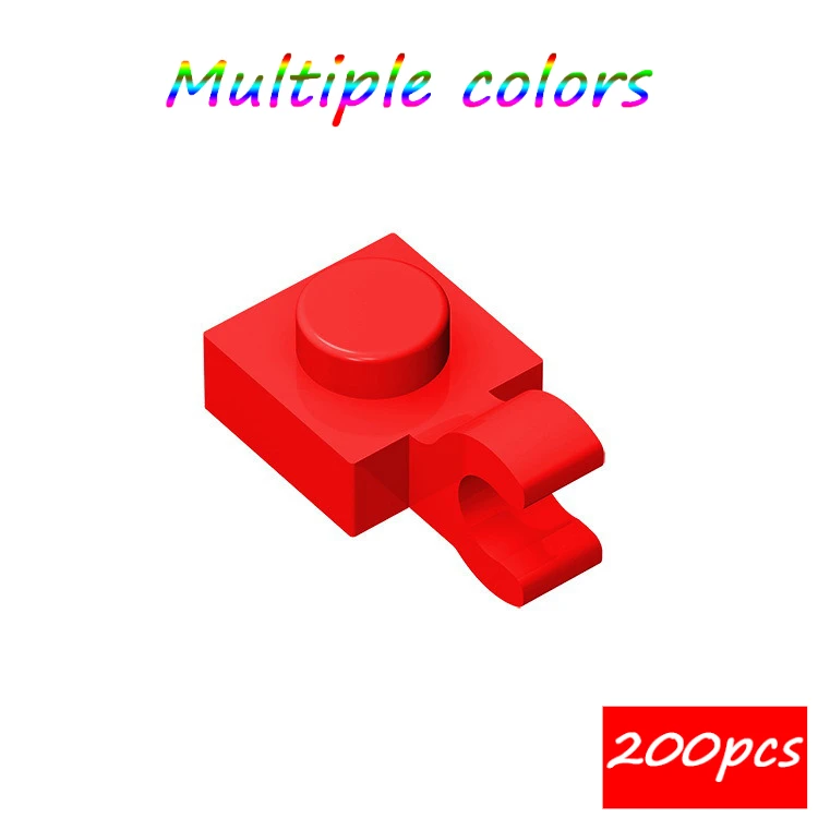 MOC 200PCS 61252 Modified 1x1 Building Blocks 6019 With Open O Clip ...