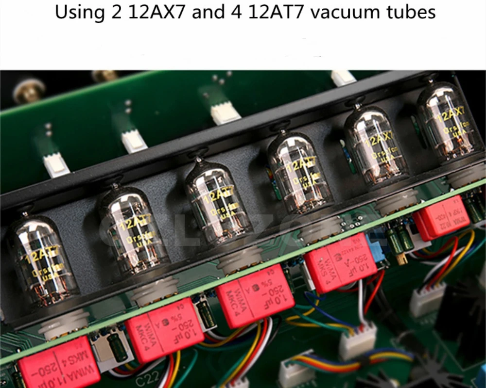 Clone Mcintosh C22 12AX7/12AT7 Tube Preamp XLR/RCA/Phono MM MC Phono ...