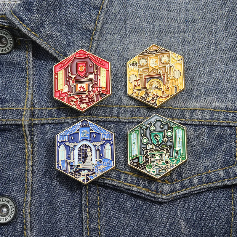 Magic School Movies Enamel Pins Custom Film Inspiration Brooches for ...