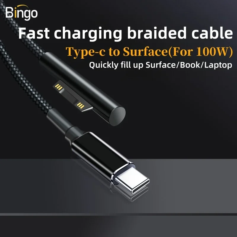 Microsoft-Surface-Fast-Charging-Braided-Cable-Type-C-to-Surface-for ...