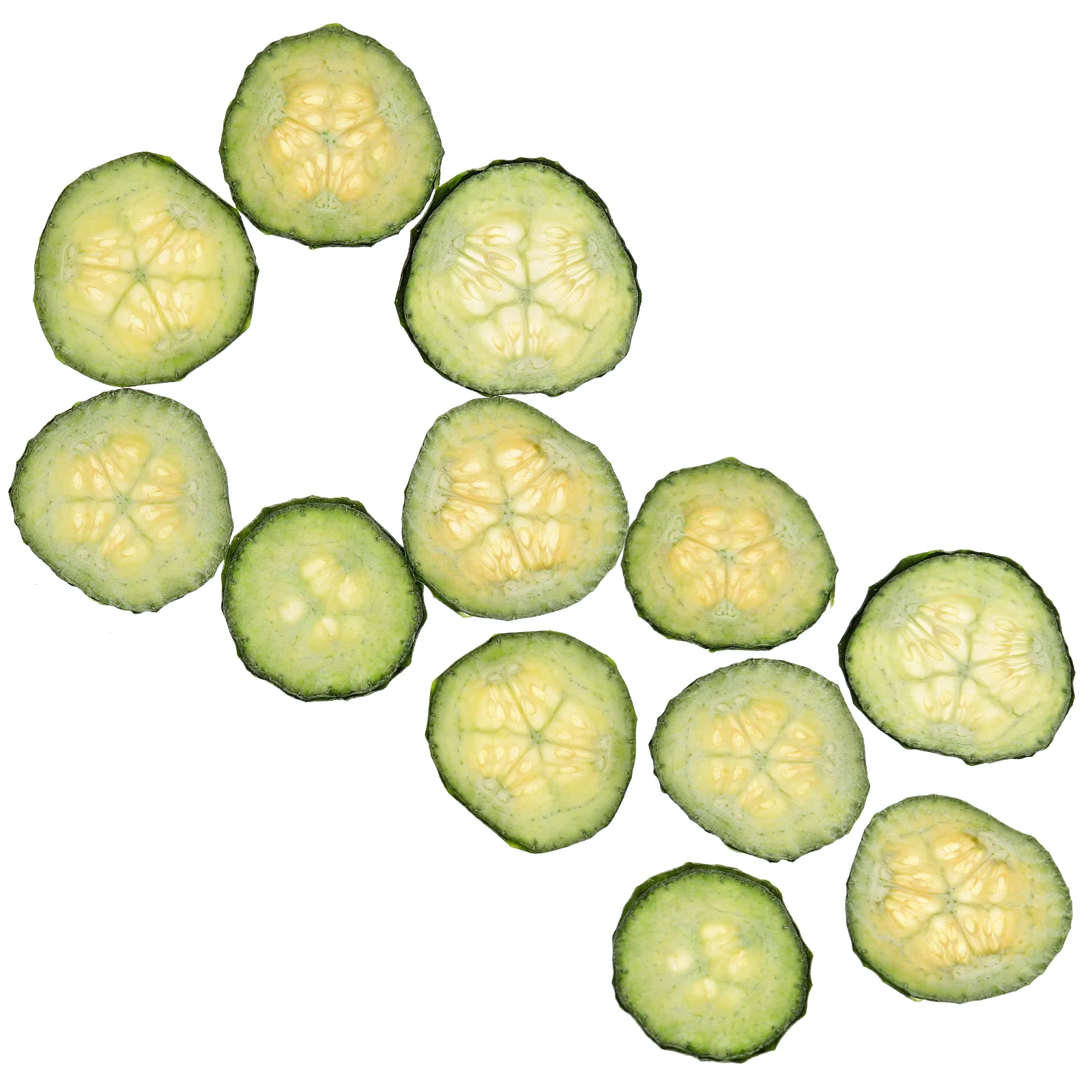 Milisten-Dried-Cucumber-Slices-Fake-Cucumber-Props-Lifelike-Fruit ...