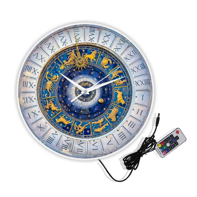 Zodiac astrology clock 60 photos - Astrologytoyou.com
