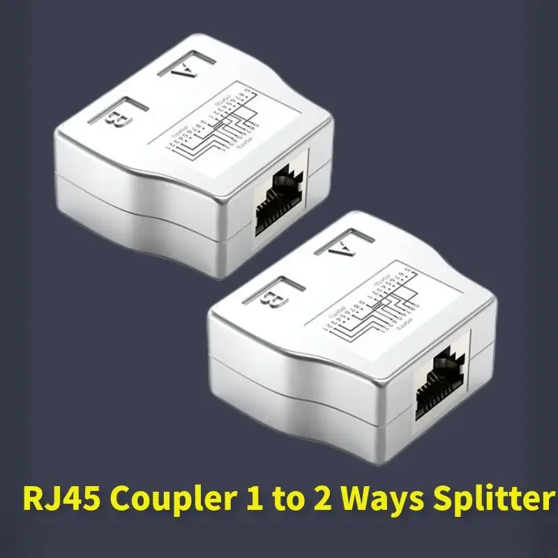 RJ45-Connector-Splitter-Female-Extender-Networking-Adapter-1-to-2-Ways ...