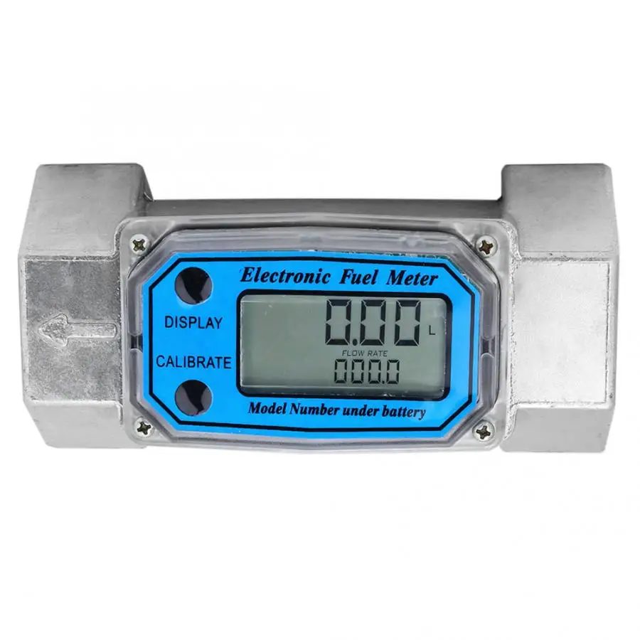 Liquid-Meter-15-120L-Min-Flowmeter-Gauge-Digital-Meter-for-Measuring ...