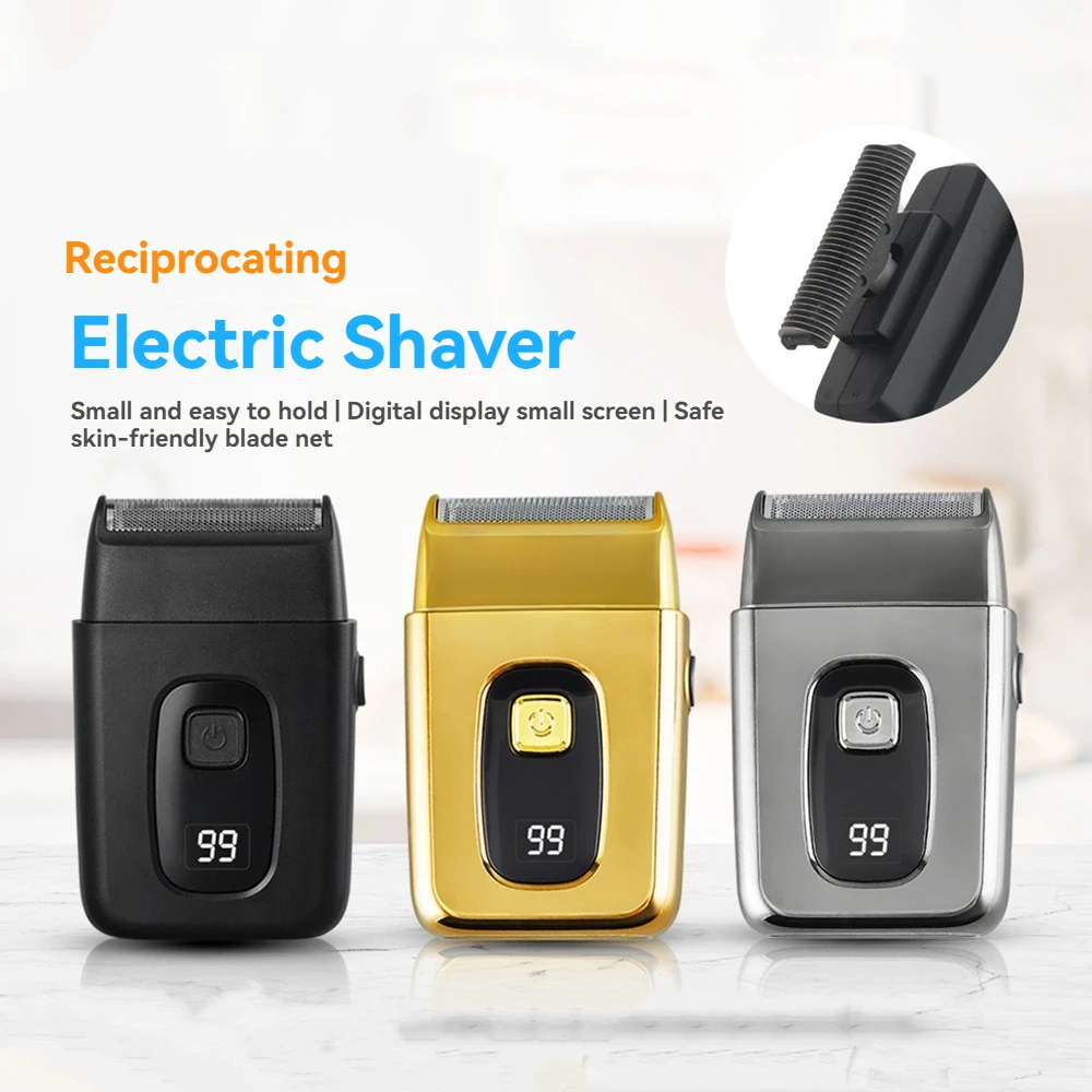 New-reciprocating-men-s-electric-razor-mini-portable-razor-travel ...
