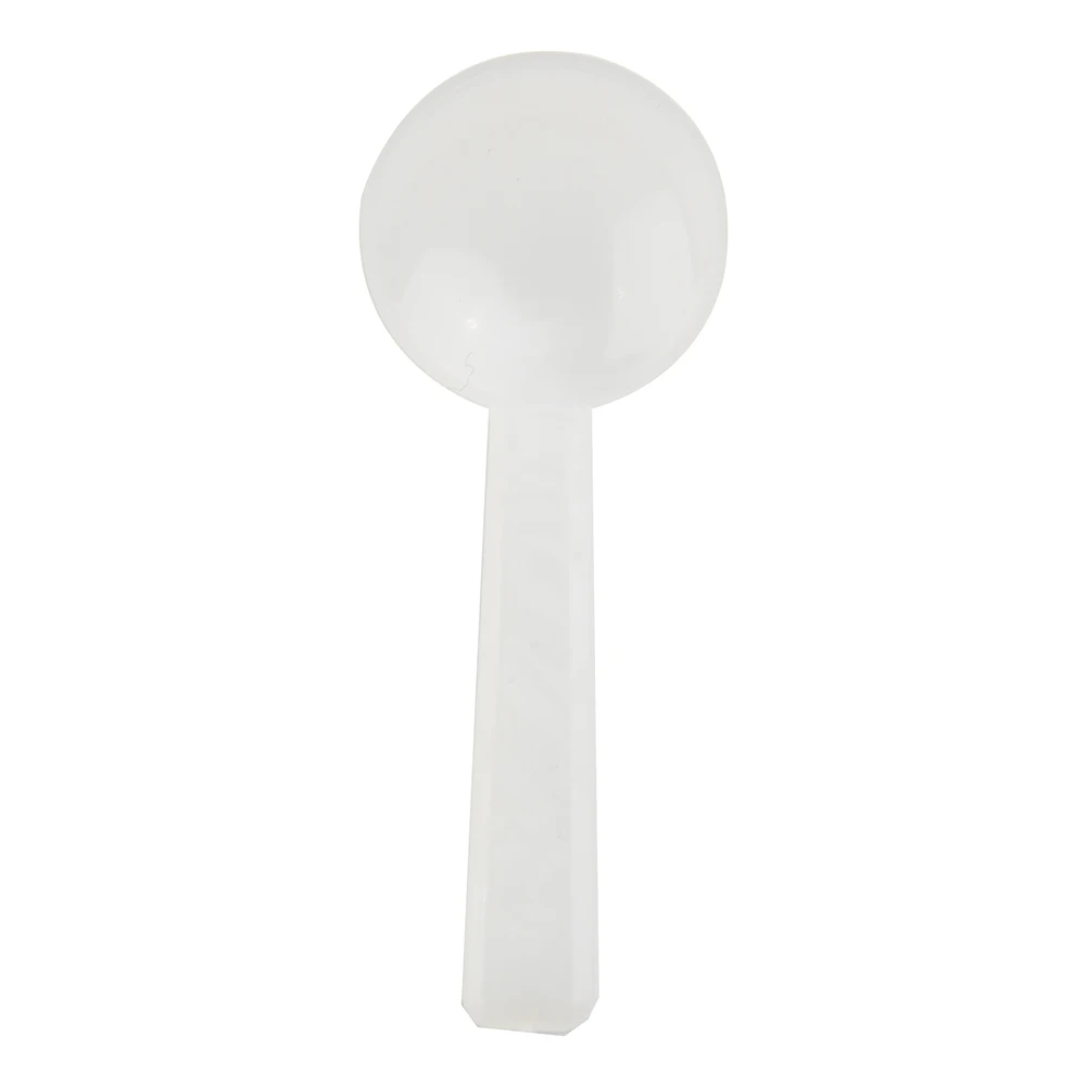 100-Pcs-1g-1ml-Measuring-Spoon-Plastic-White-Gram-Baking-Medicine ...
