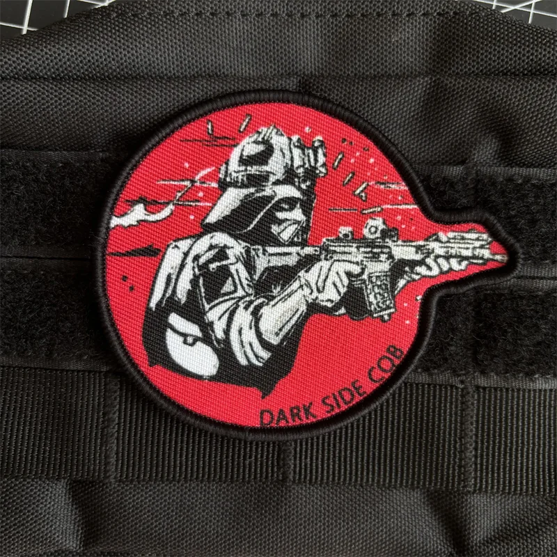 Black-Samurai-Tactical-Patch-Dark-Side-CQB-Hook-and-Loop-Woven ...