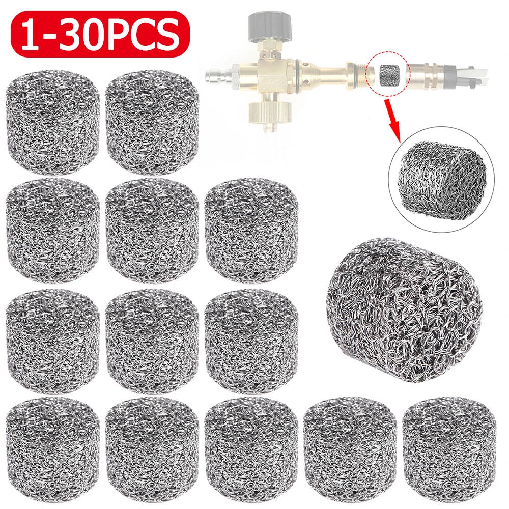 1-50Pcs Stainless Steel Foam Lance Filter High Quality Lance Mesh ...