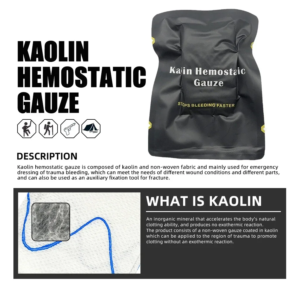 Kaolin Hemostatic Compressed Gauze – Tranquil Home Store