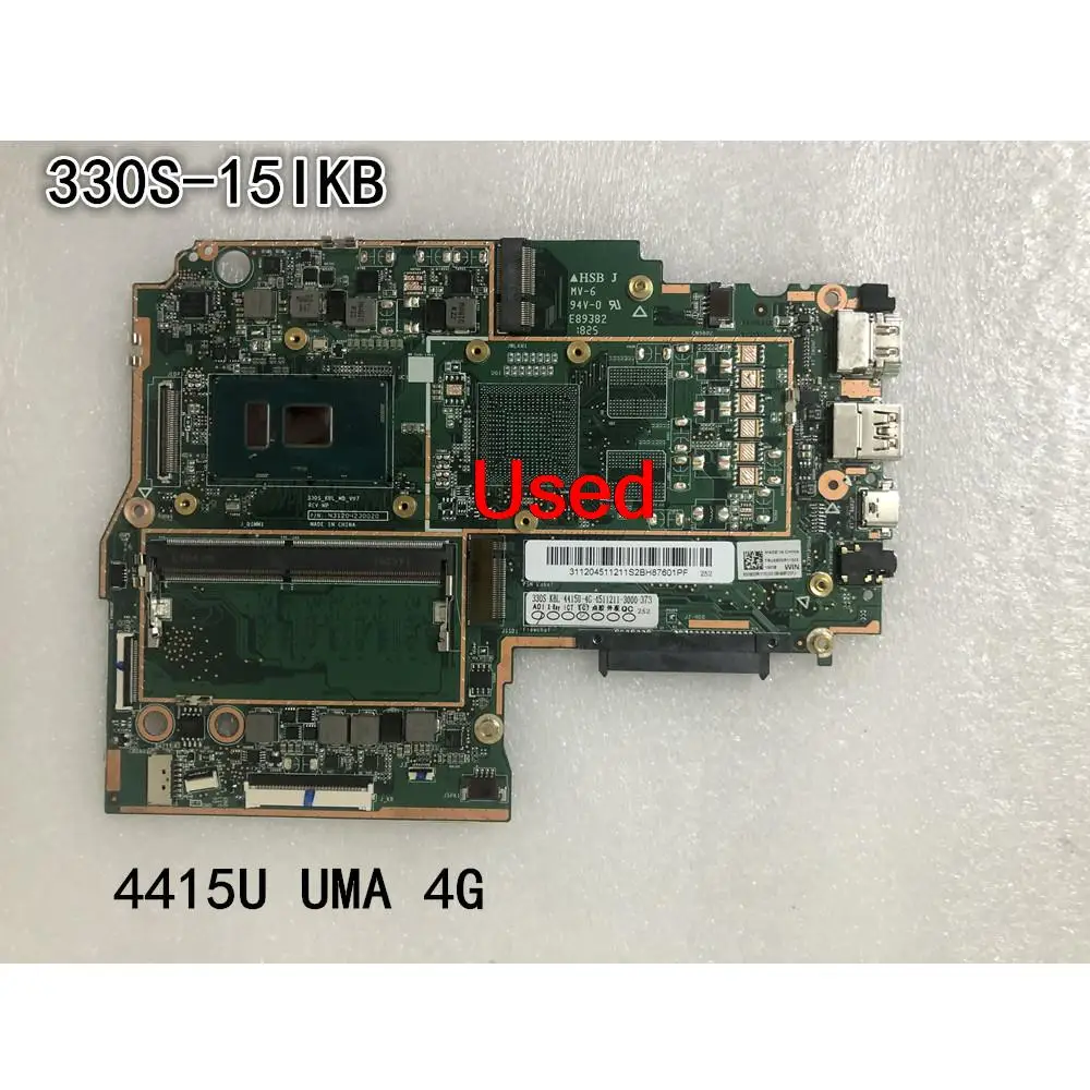 For-Lenovo-Ideapad-330S-15IKB-Laptop-Motherboard-CPU-4415U-UMA-4G-FRU ...