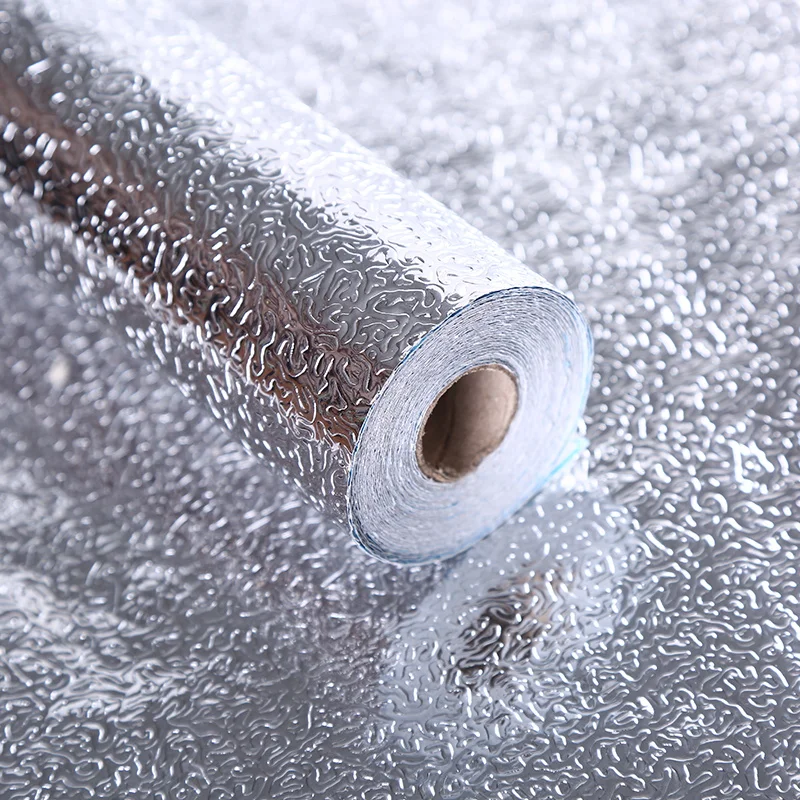 Silver Mirror Brushed Stainless Steel Self Adhesive Metal Furniture ...
