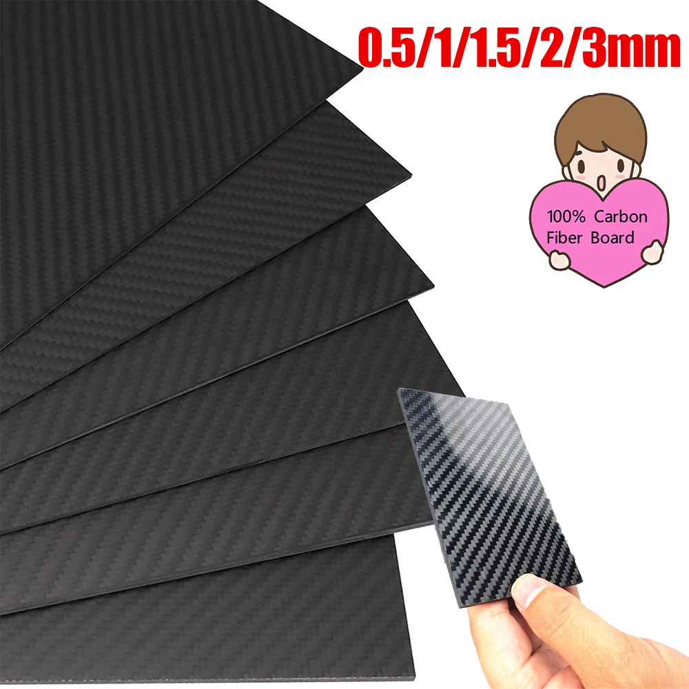 Full-3K-Carbon-Fiber-Plate-Sheet-High-Strength-Carbon-Board-Panel-0-5-1 ...