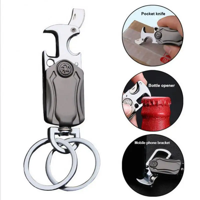 Portable-Multifunctional-Keychain-Classic-Men-Bottle-Opener-Metal-Key ...