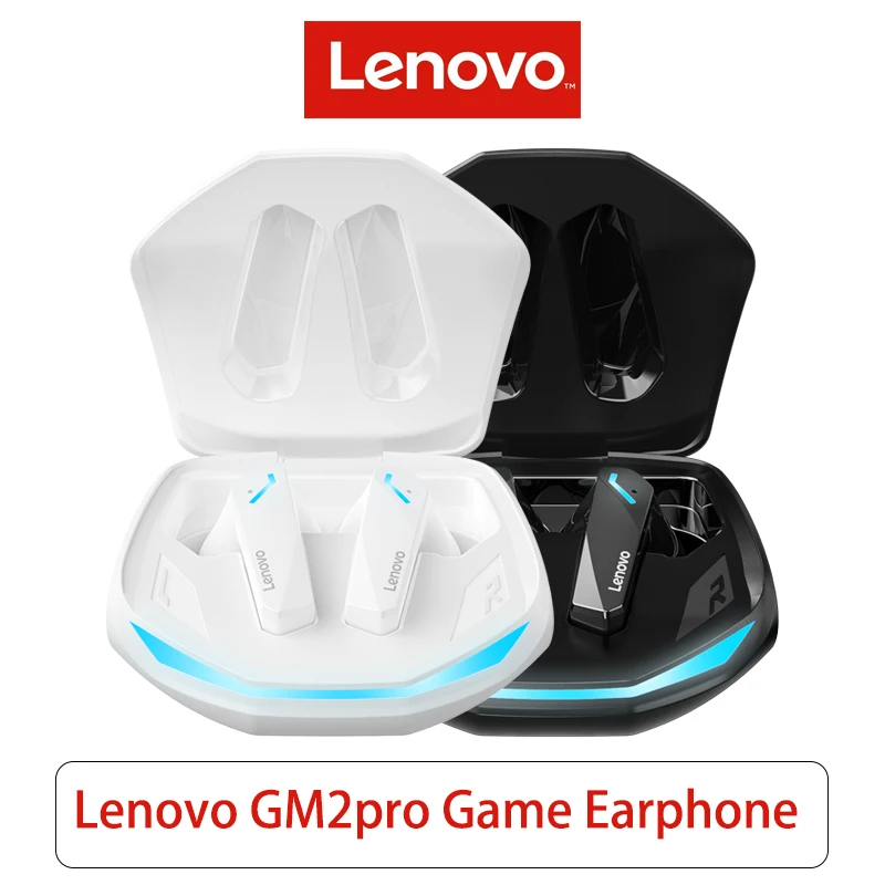 Lenovo-auriculares-inal-mbricos-GM2-Pro-con-Bluetooth-5-3-cascos-deportivos-intrauditivos-para ...