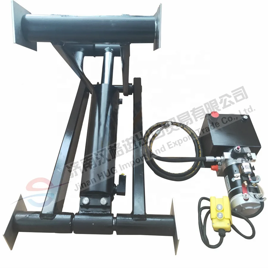 Dump-truck-trailer-shear-fork-hydraulic-jack-lifting-hydraulic-power ...