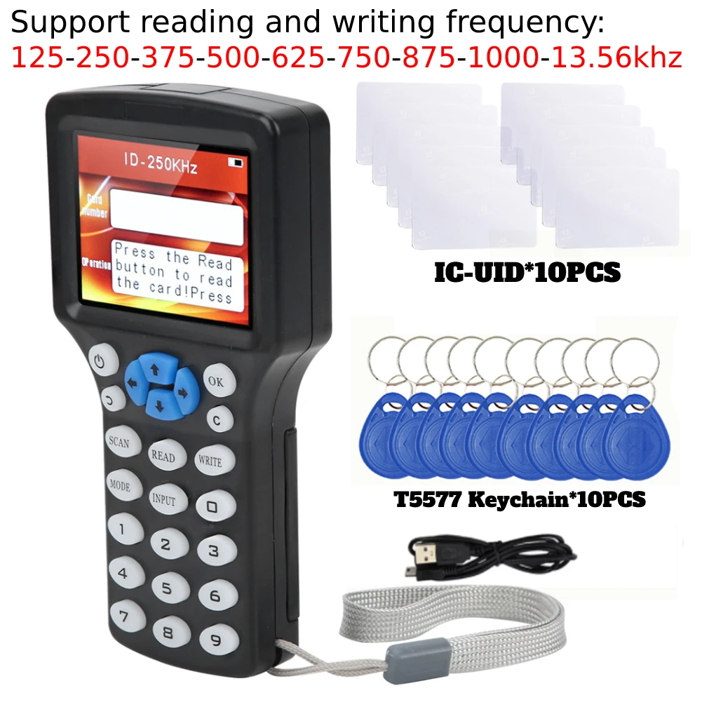 RFID/NFC Card Reader Copier Duplicator NFC Smart Card Reader Writer for ...