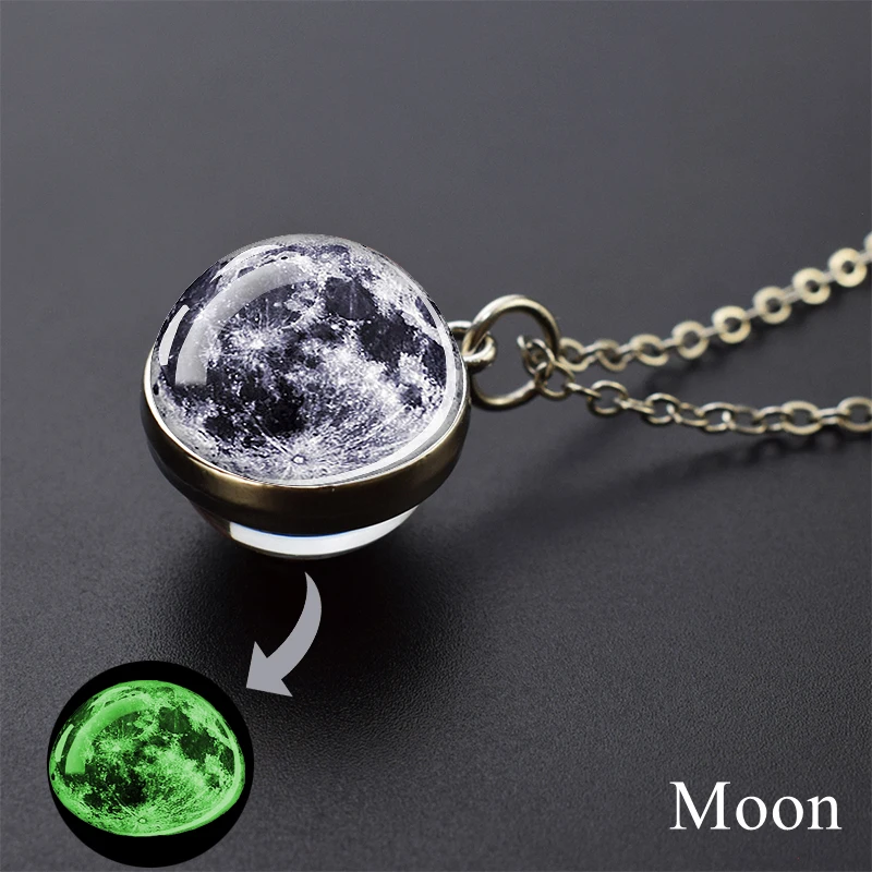 Nebula Moon Necklace