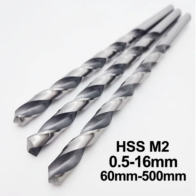 0-5-16mm-HSS-M2-Hardened-Lengthen-Drill-Bit-60-500mm-Extra-long-High ...