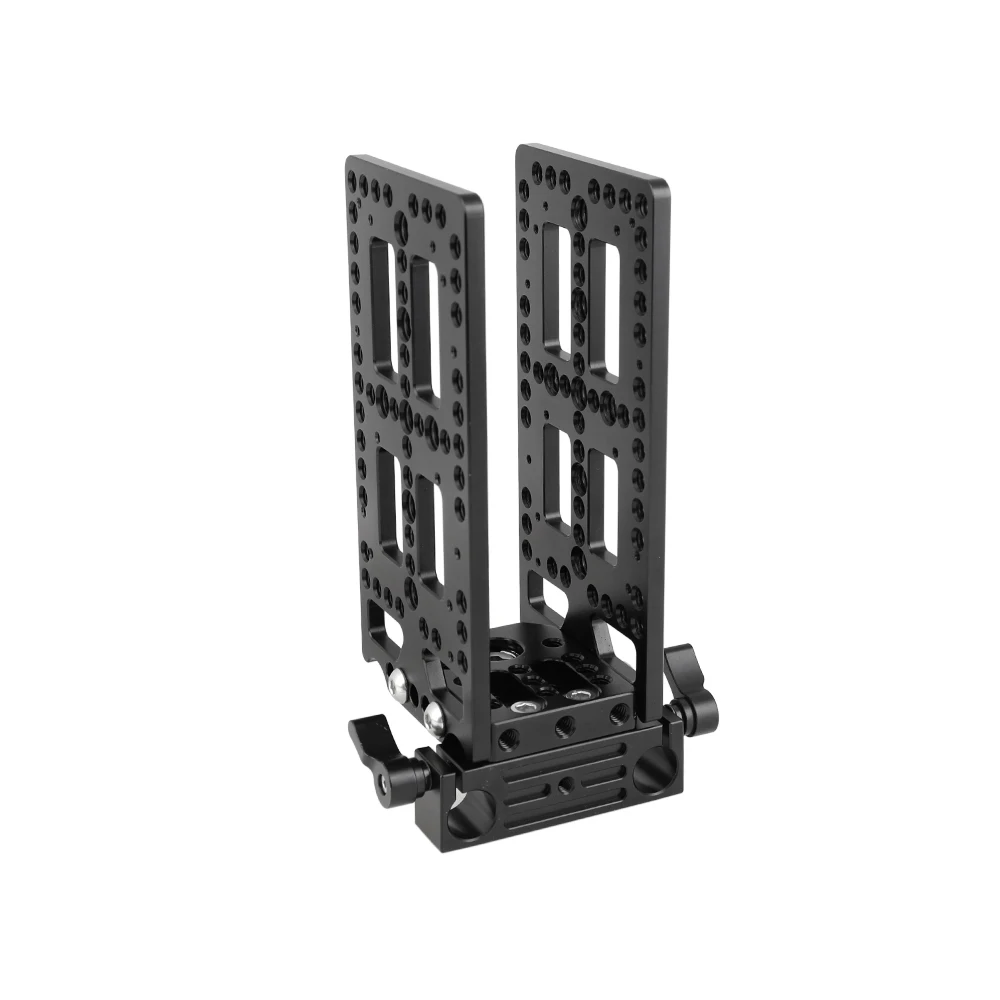 CAMVATE-15mm-Dual-port-Rod-Clamp-Double-Backboard-Cheese-Plates-For-V ...