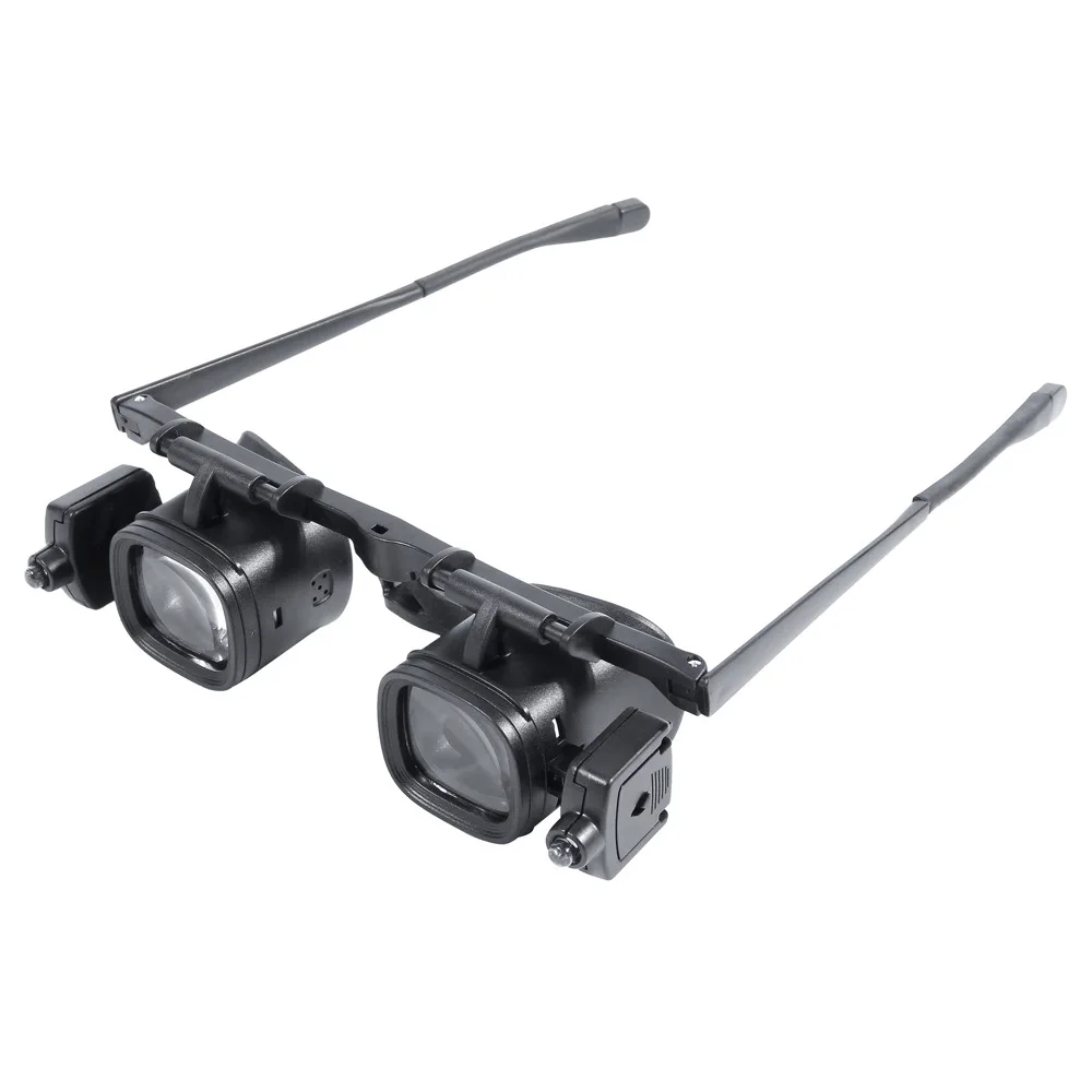 2X 4X 6X 10X 18X 25X Multi-Power Double Magnifier Eye Glasses Watch ...