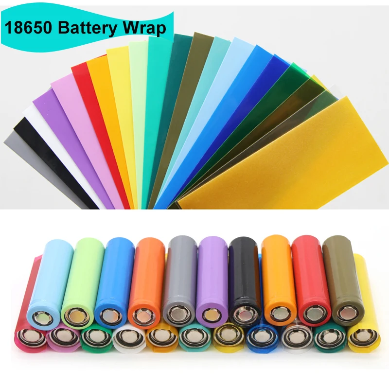 PVC-18650-Battery-Wrap-Case-Battery-Film-Tape-Precut-Shrinkable-Sleeve ...
