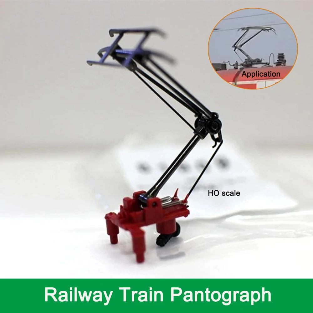 Ho Scale Alloy Arm Pantograph Model 1:87 Train Bow Electric Traction ...