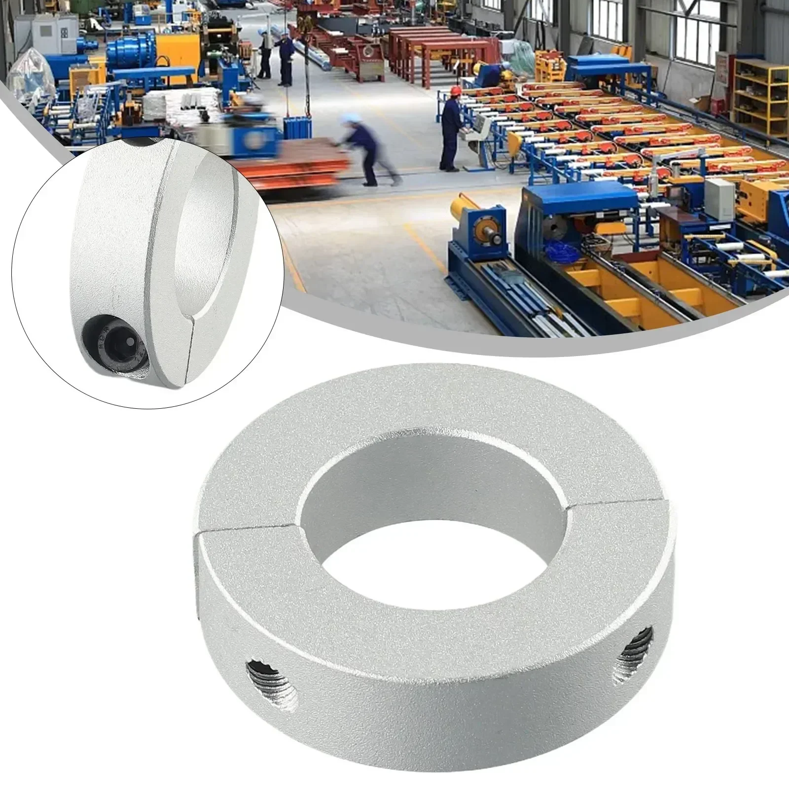 1PCS Clamp Ring Collar Double Split 6mm To 40mm Inside Diameter Shaft ...