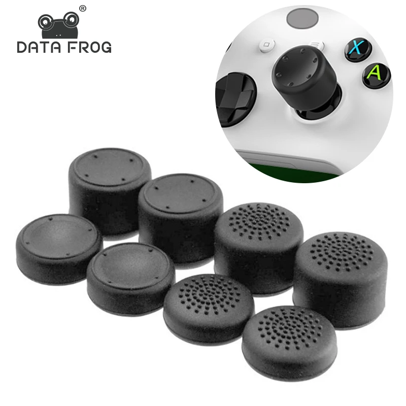 DATA-FROG-8pcs-Controller-Silicone-Analog-Thumb-Stick-Grip-Cap-for-Xbox ...