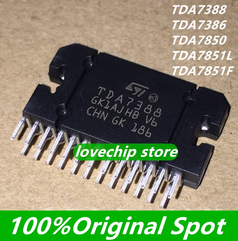 100% Original TDA7388 TDA7386 TDA7850 TDA7851LF car amplifier chip ...
