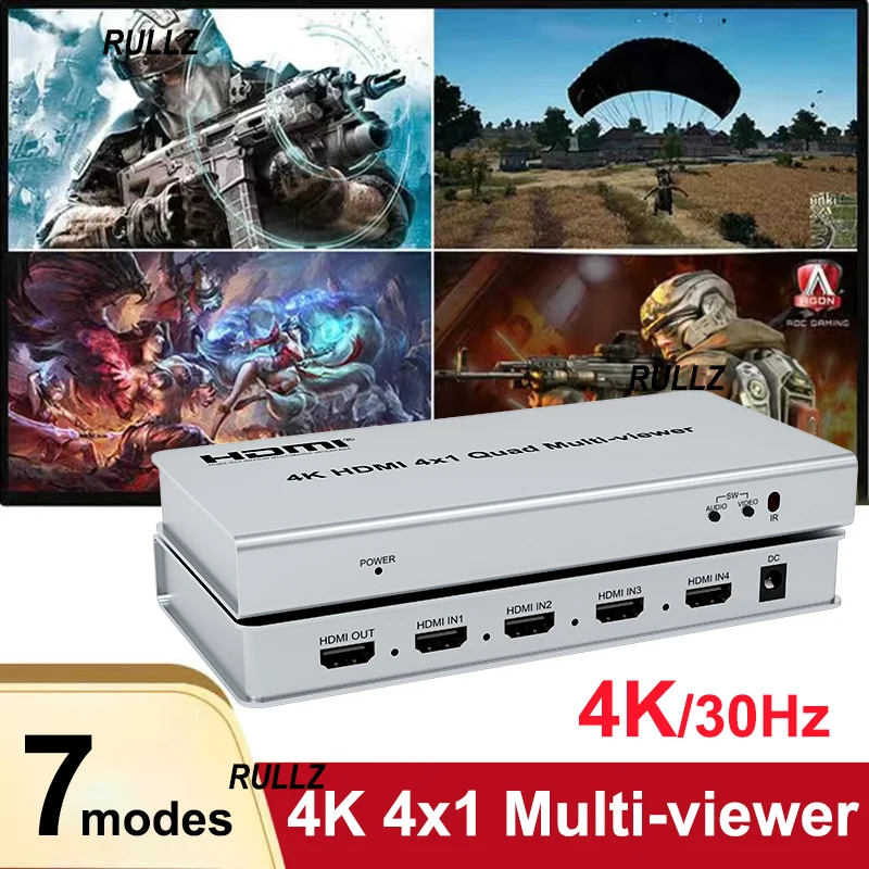 4k-4x1-Hdmi-Multi-viewer-1080P-60hz-2-3-4-Way-Video-Multiplexer-HDMI ...