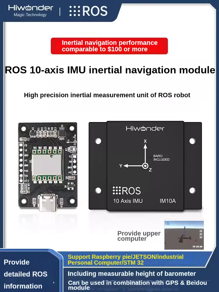 M-dulo-de-Navega-o-Inercial-IMU-Rob-ROS-MEMS-Magnet-metro-USB-Girosc ...