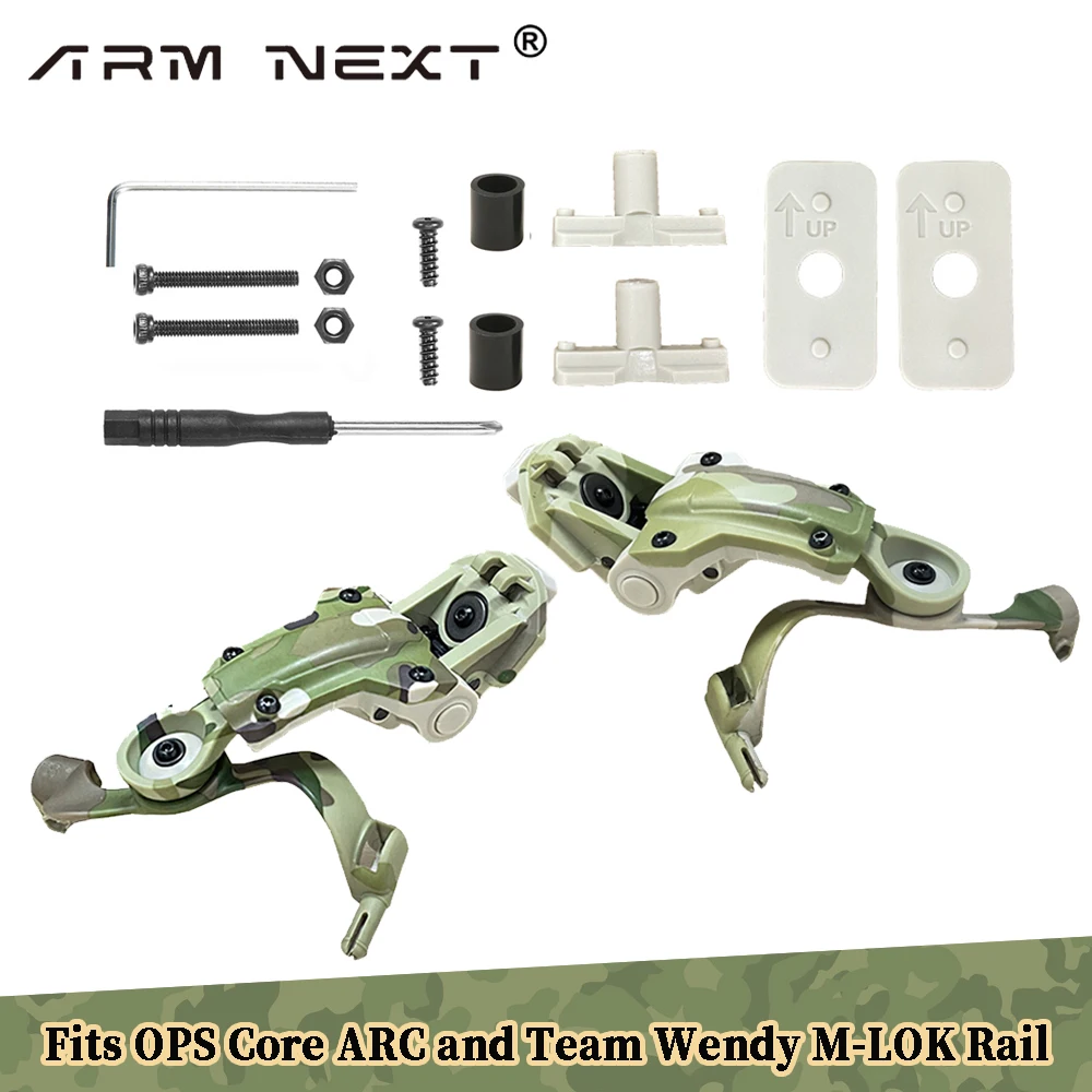 Headset-Rail-Mount-Bracket-Accessory-360-Rotation-Headset-Helmet-Guide ...