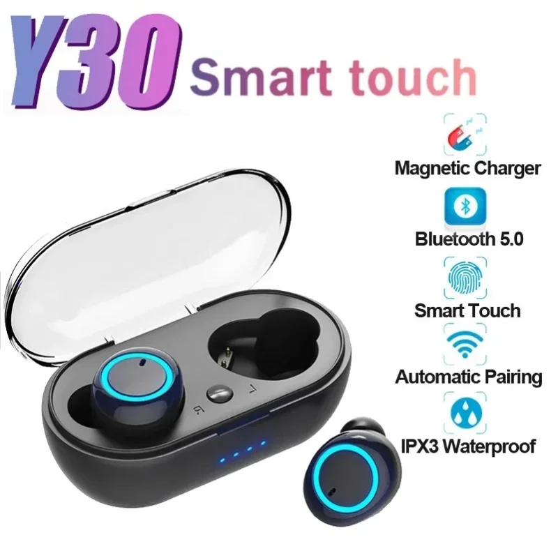 Y50-TWS-Fone-De-Ouvido-Bluetooth-Fones-De-Ouvido-Sem-Fio-Esporte ...
