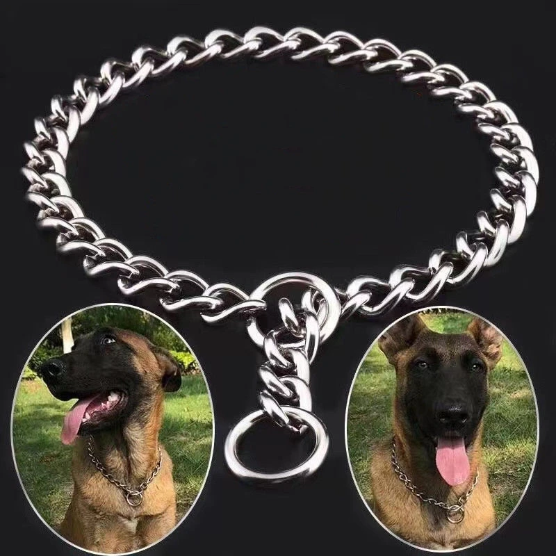 Stainless-Steel-Dog-Collar-Collars-Pet-Dog-Training-Choke-Collar ...
