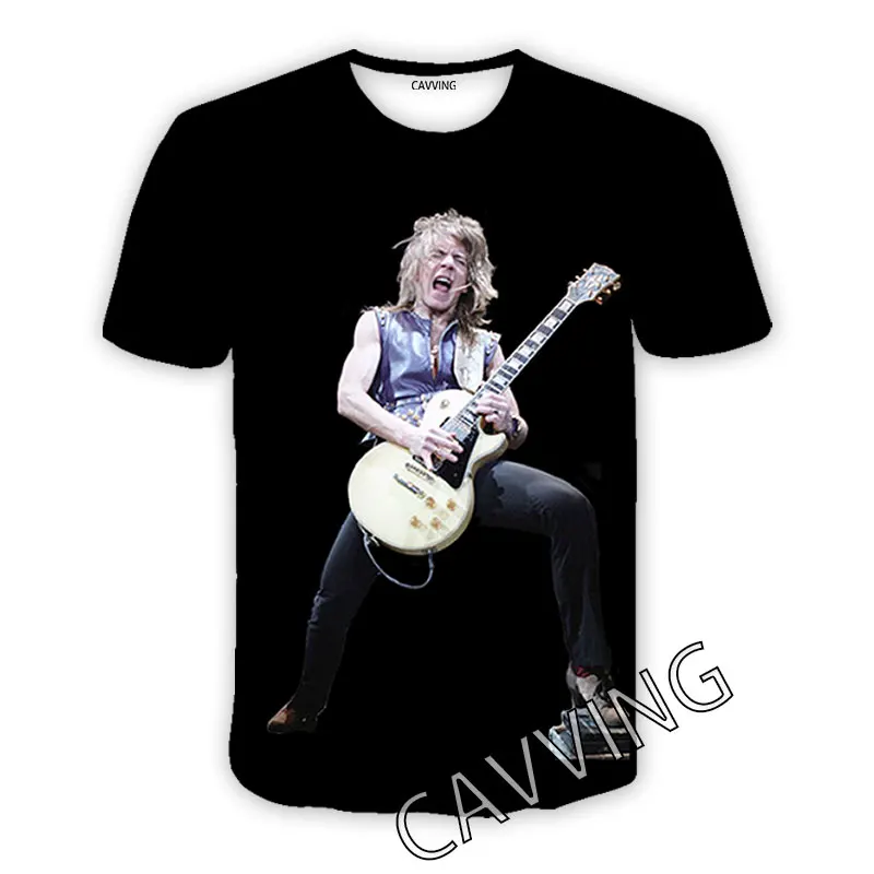 New Fashion Women/Men's 3D Print Randy Rhoads Casual T-shirts Hip Hop ...
