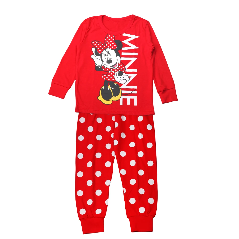 New-Spring-Kids-Pjs-Sets-Minnie-Pajamas-for-Children-Cotton-Boy ...