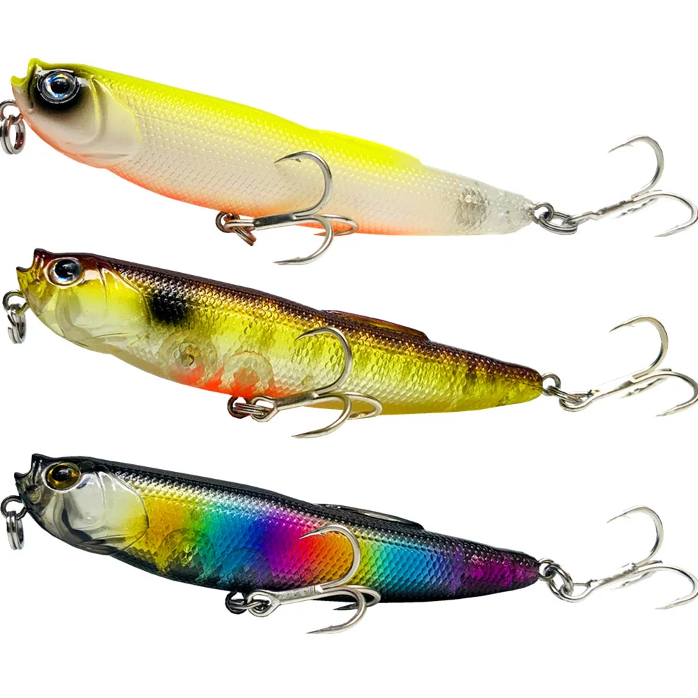 Topwater-Pencil-Fishing-Lure-9cm-9-2g-Artificial-Bait-Surface-Water ...