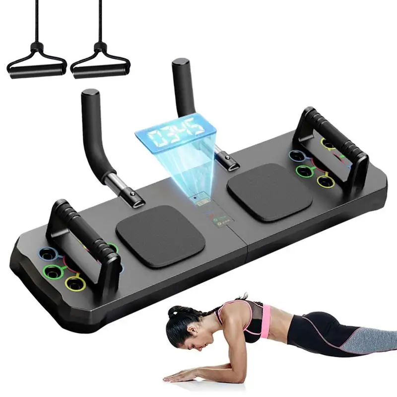 Home-Workout-Board-Muscle-Pushup-Board-With-Timer-Anti-slip-Design ...