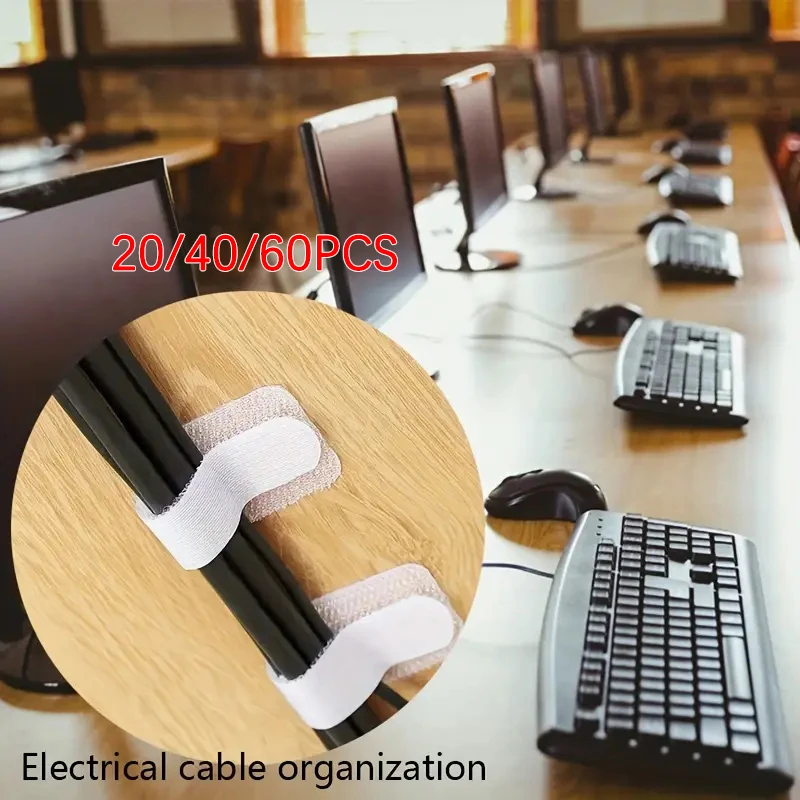 20-40-60PCS-Cable-Organizer-Wire-Winder-USB-Cable-Management-Protector ...