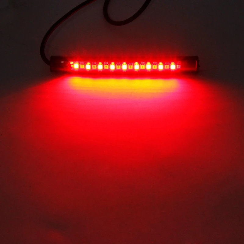 18-LED-Motorcycle-Rear-Decorative-Light-Strip-License-Plate-Tail-Brake ...