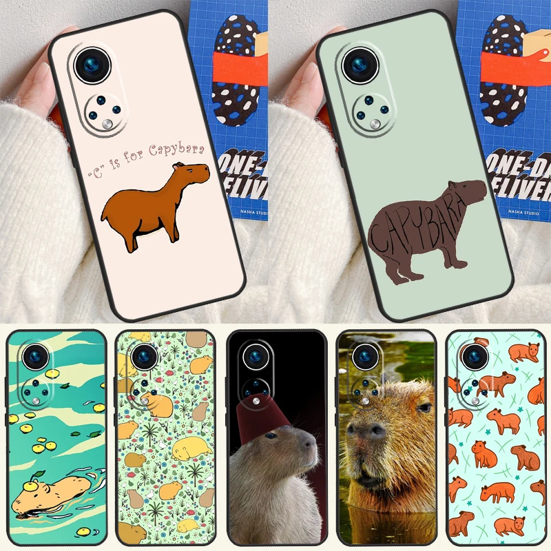 Funda capibara con animal encantador para Honor 200 Pro 50 70 90 X9a ...