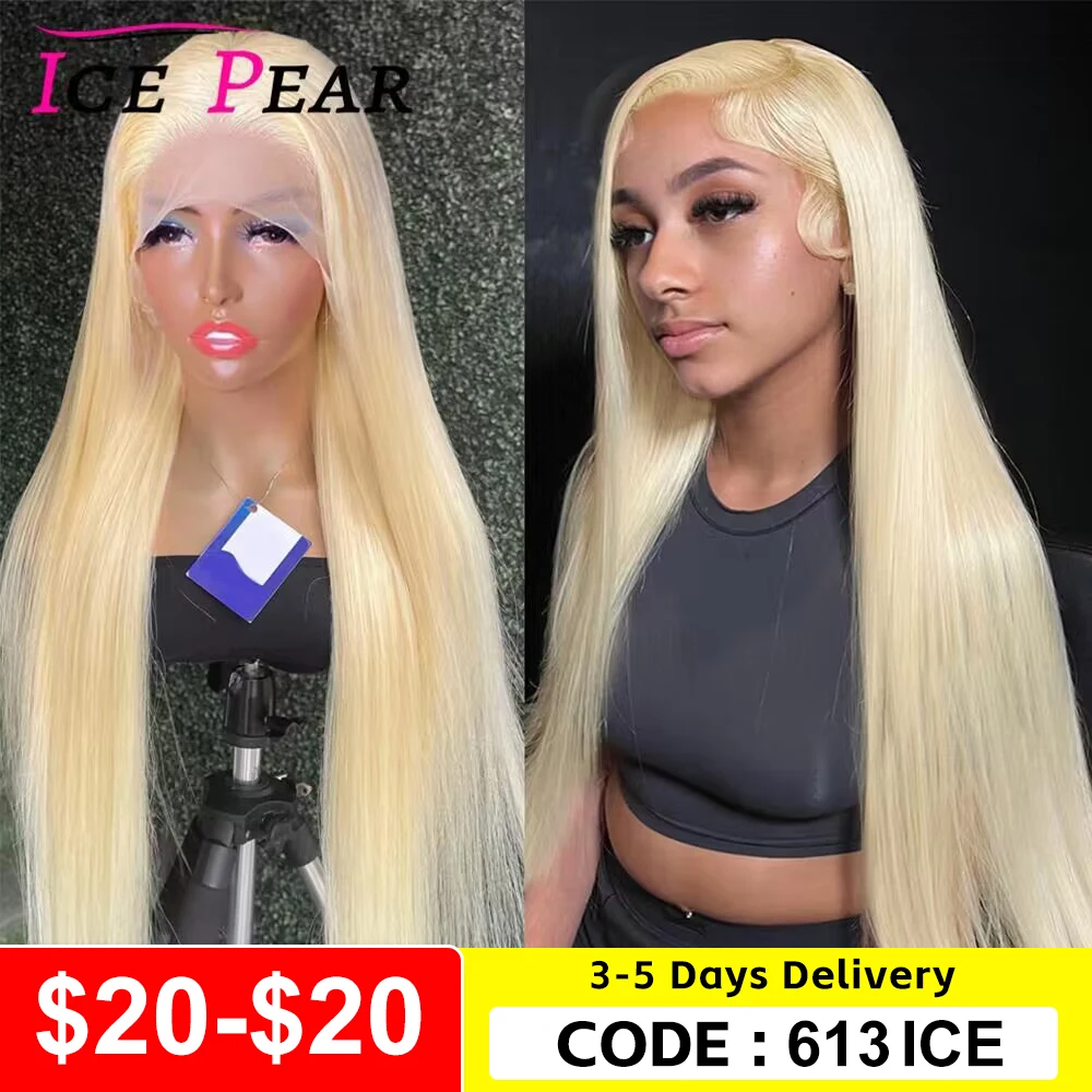 Hd Transparent Lace Frontal Wig 13x4 Blonde - Blonde Lace Front Human ...