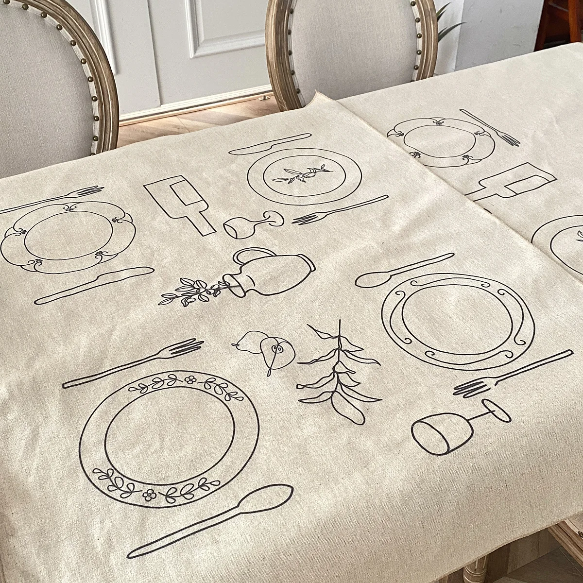 Creative-Cotton-and-Linen-Table-Cloth-Ins-Style-Personalized-Line ...