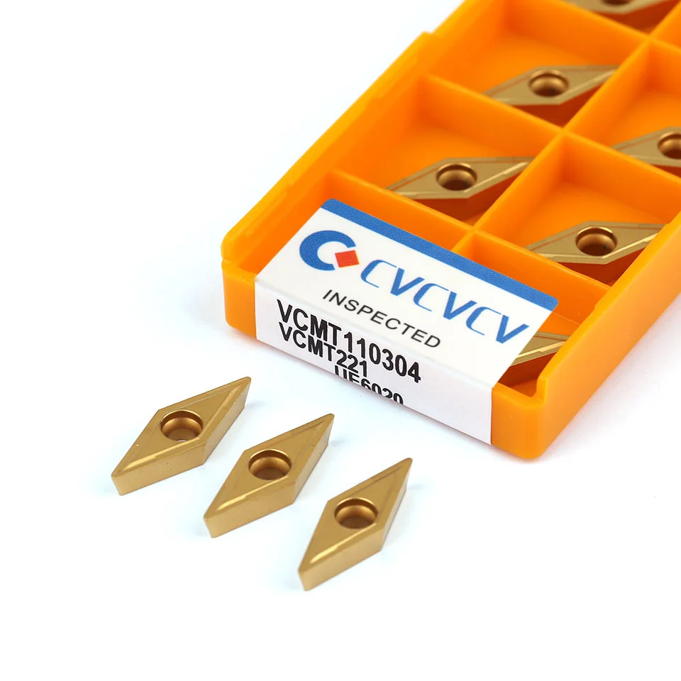 VCMT110304 VP15TF UE6020 US735 CNC tool stainless steel carbide turning ...